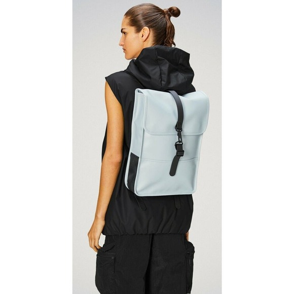 Rains | Bags | New Rains Waterproof Rucksack Mini Backpack Sky Blue ...